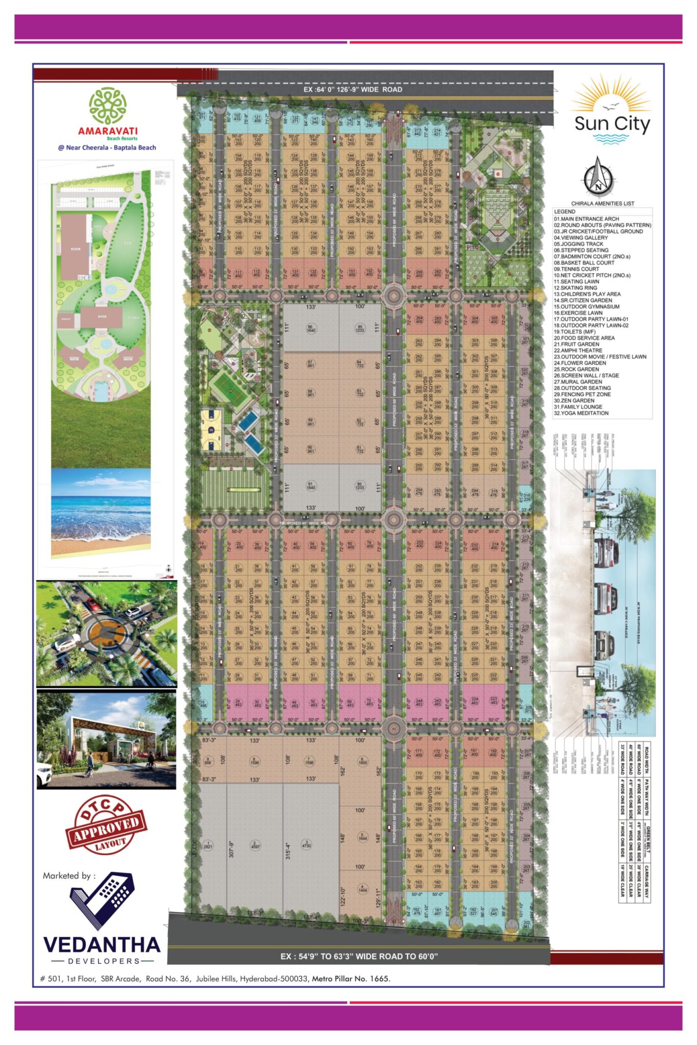 Amaravati Beach Resorts, Chirala – Vedantha Developers Hyderabad