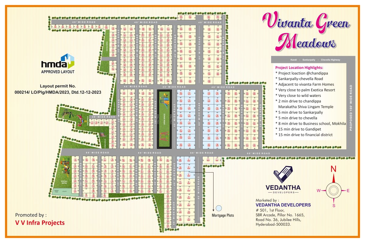 Vivanta Green Meadows @Shankerpally – Vedantha Developers Hyderabad